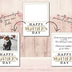 Personalized Mothers Day Card, Editable Mothers Day Cards, Custom ...