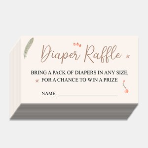 Printable Baby Diaper Raffle Game, Printable Baby Game, Fun Baby Shower ...