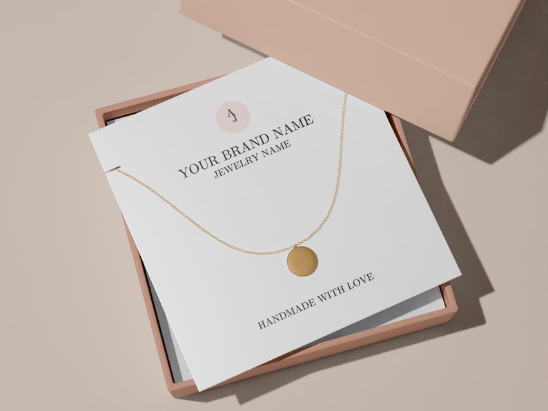 Customize Paper Jewelry Templates, Printable Jewelry Brand Kit, Jewelry ...