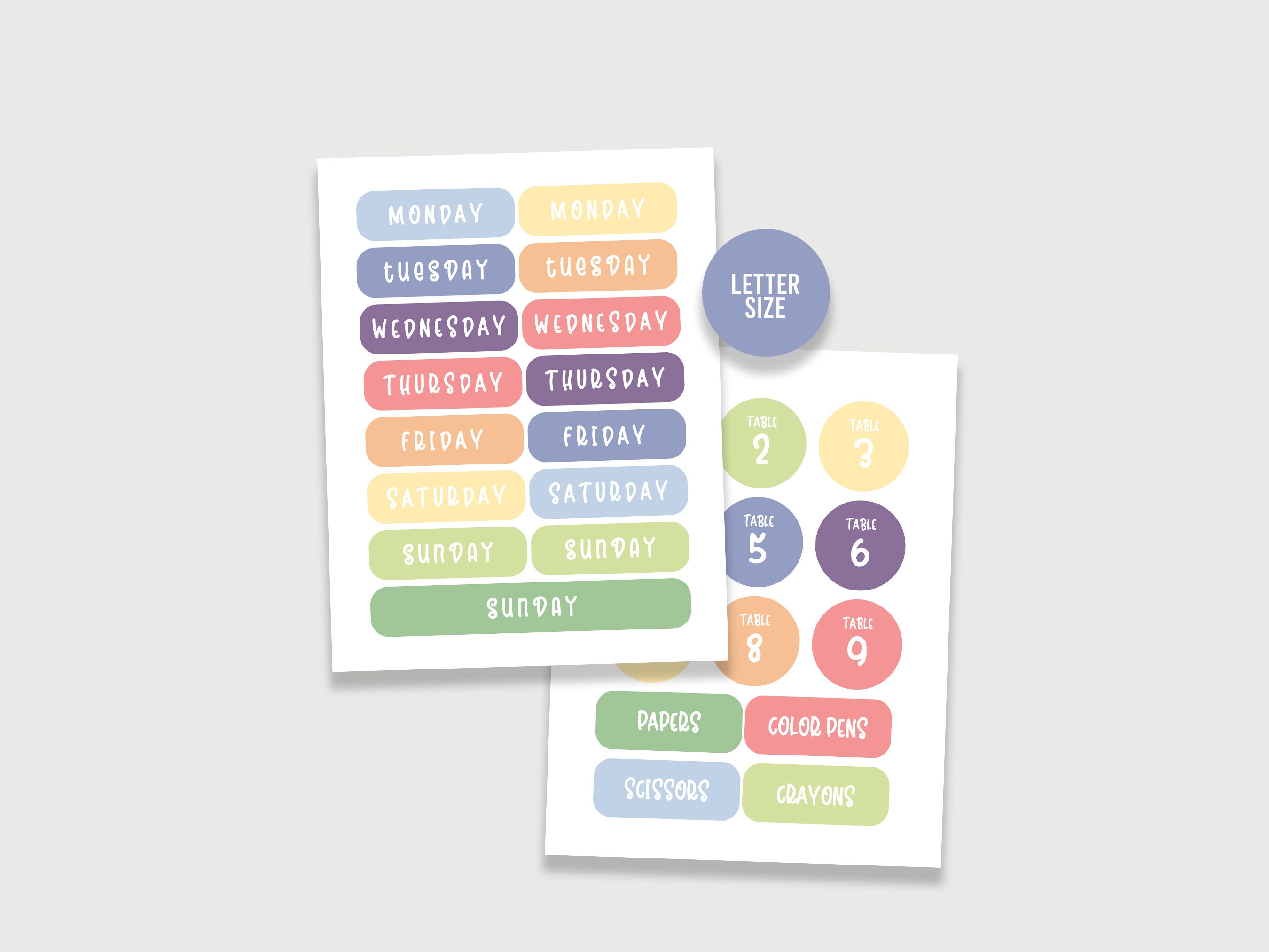 Editable Classroom Organization Printable, Classroom Labels, Elementary ...