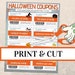 Editable Halloween Coupons Printable Halloween Gift Candy - Etsy