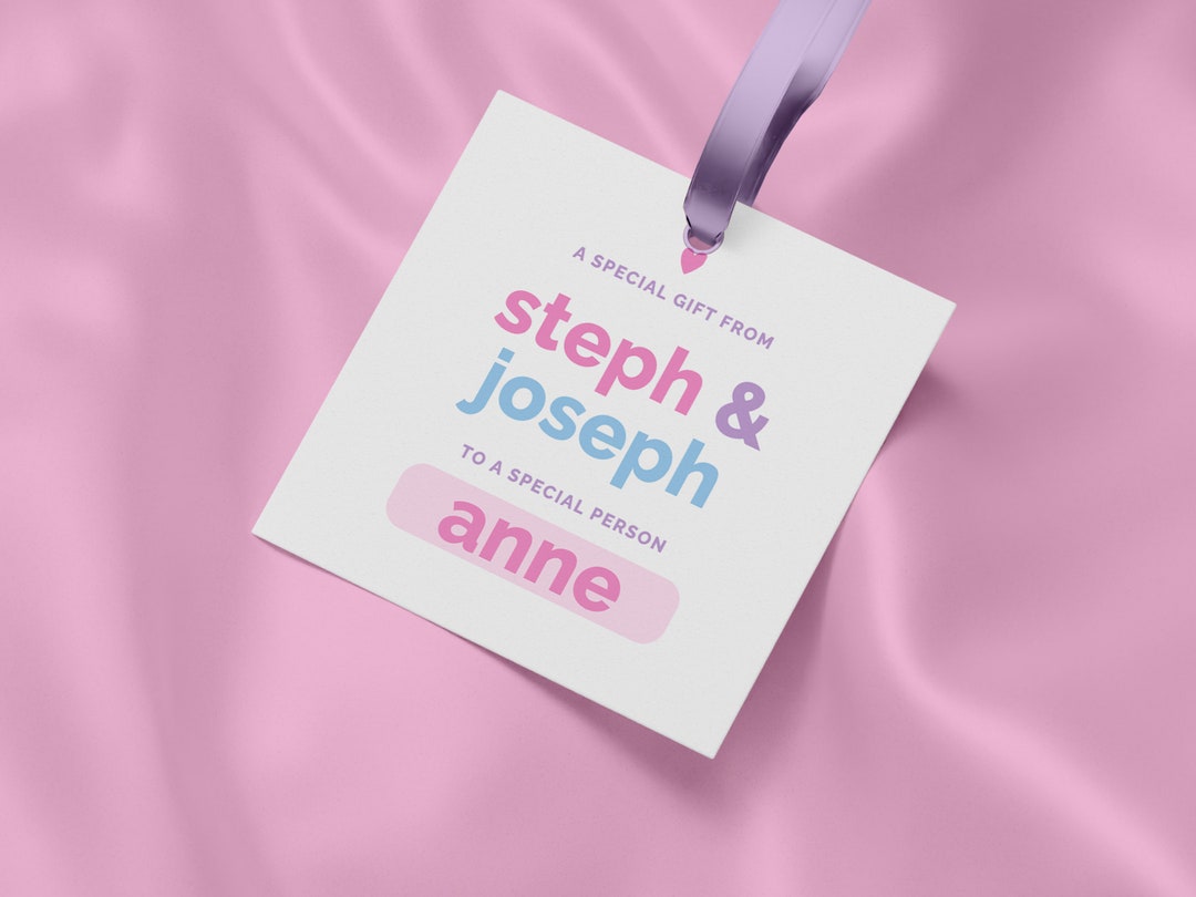 DIY Paper Gift Tags and Labels, Printable Hang Tags, Custom Gift Tags ...