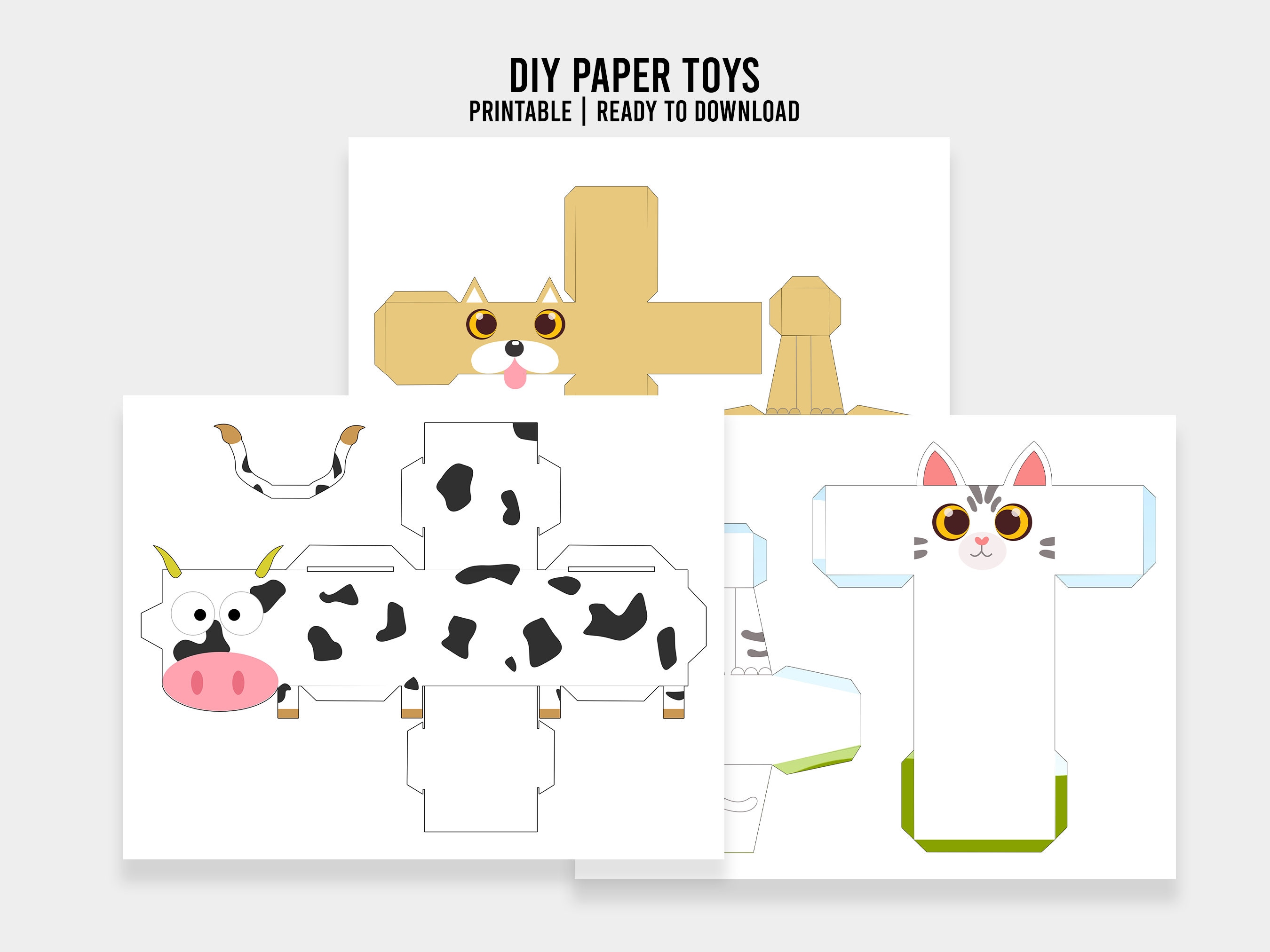 Printable Paper Toys