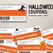 Editable Halloween Coupons Printable Halloween Gift Candy - Etsy
