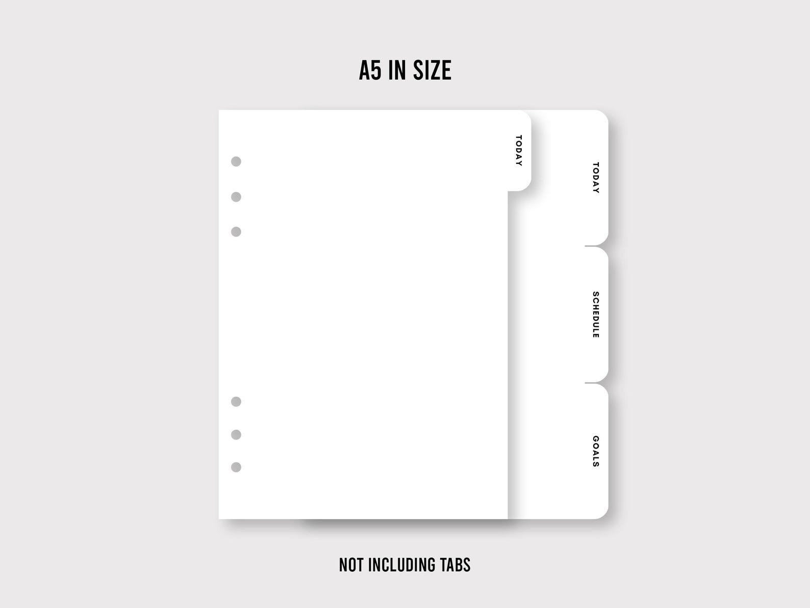 Editable Planner Dividers and Tabs, Minimalist Printable Planner ...