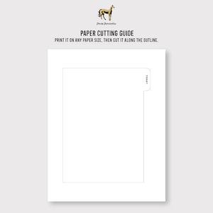 Editable Planner Dividers and Tabs, Minimalist Printable Planner ...