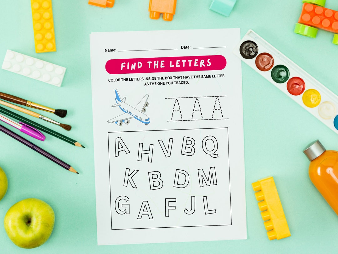 Printable Kids' Activity Pack, Busy Book, Kids Activity Pages, Digital ...