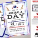 Australia Day Invitation, Australia Day Invite, Editable Australia Day ...