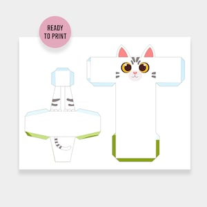 Printable DIY Paper Animal Toys, Paper Toys Template, Printable Origami ...