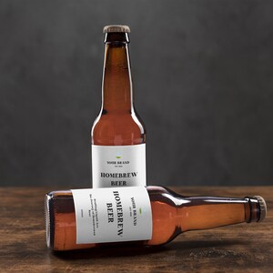 Homebrew Beer Labels, Printable Beer Bottle Template, Drink Label, Digital Download PDF - Etsy ...