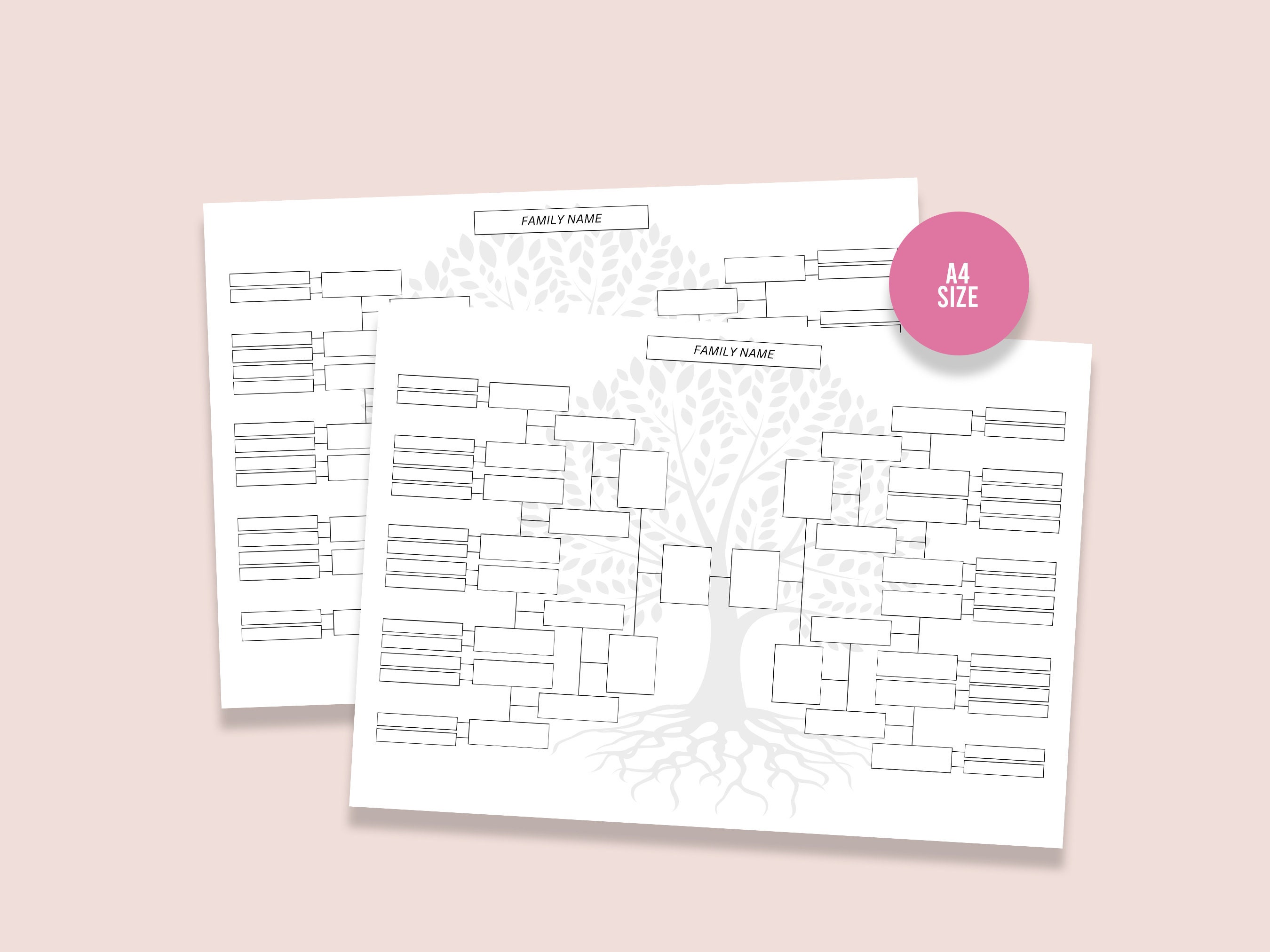 Customizable Family Tree, Family Reunion Poster, Family Name Sign ...