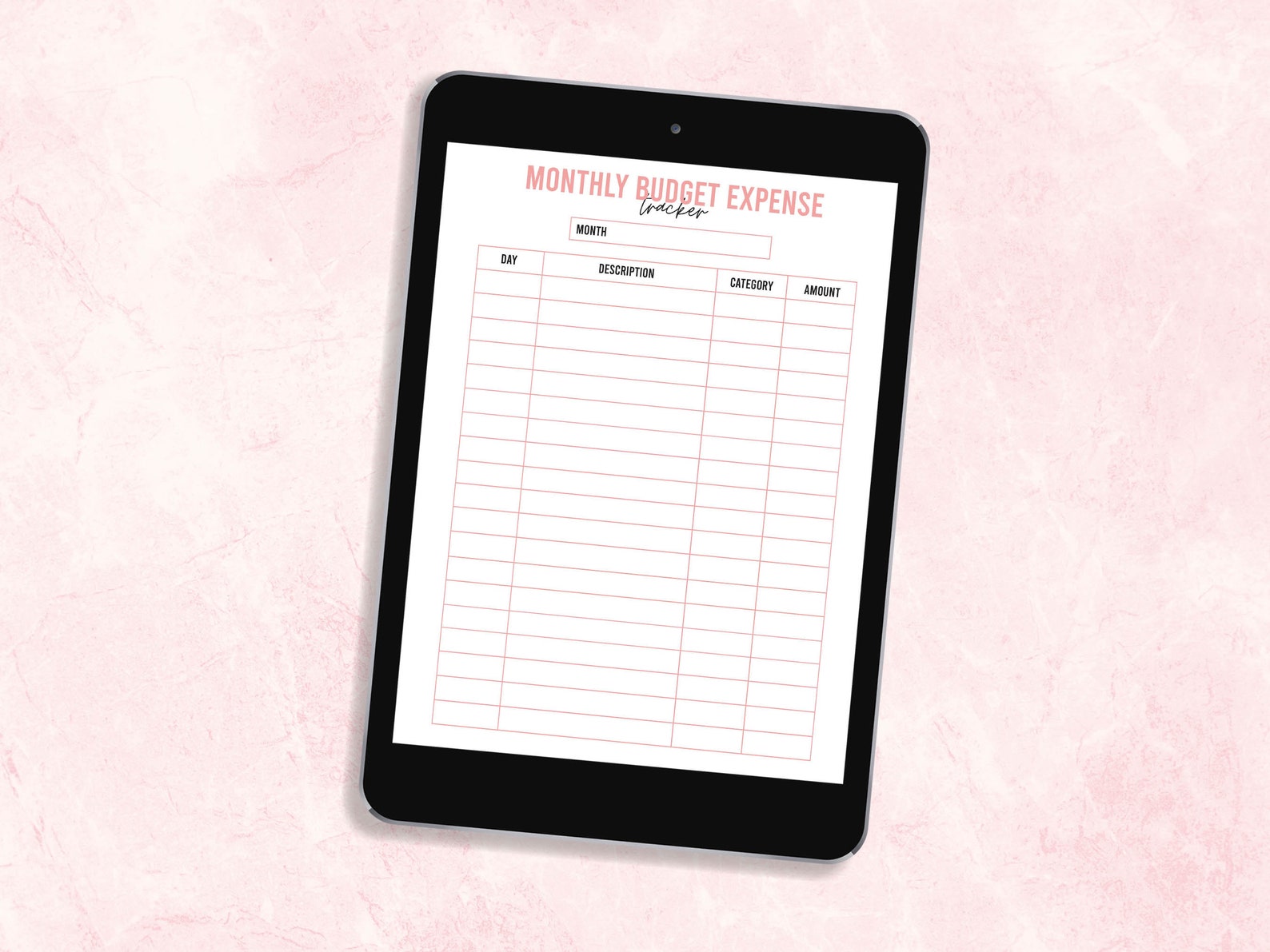 Monthly Budget Expense Breakdown Sheet, Budget Template, Expense Log ...