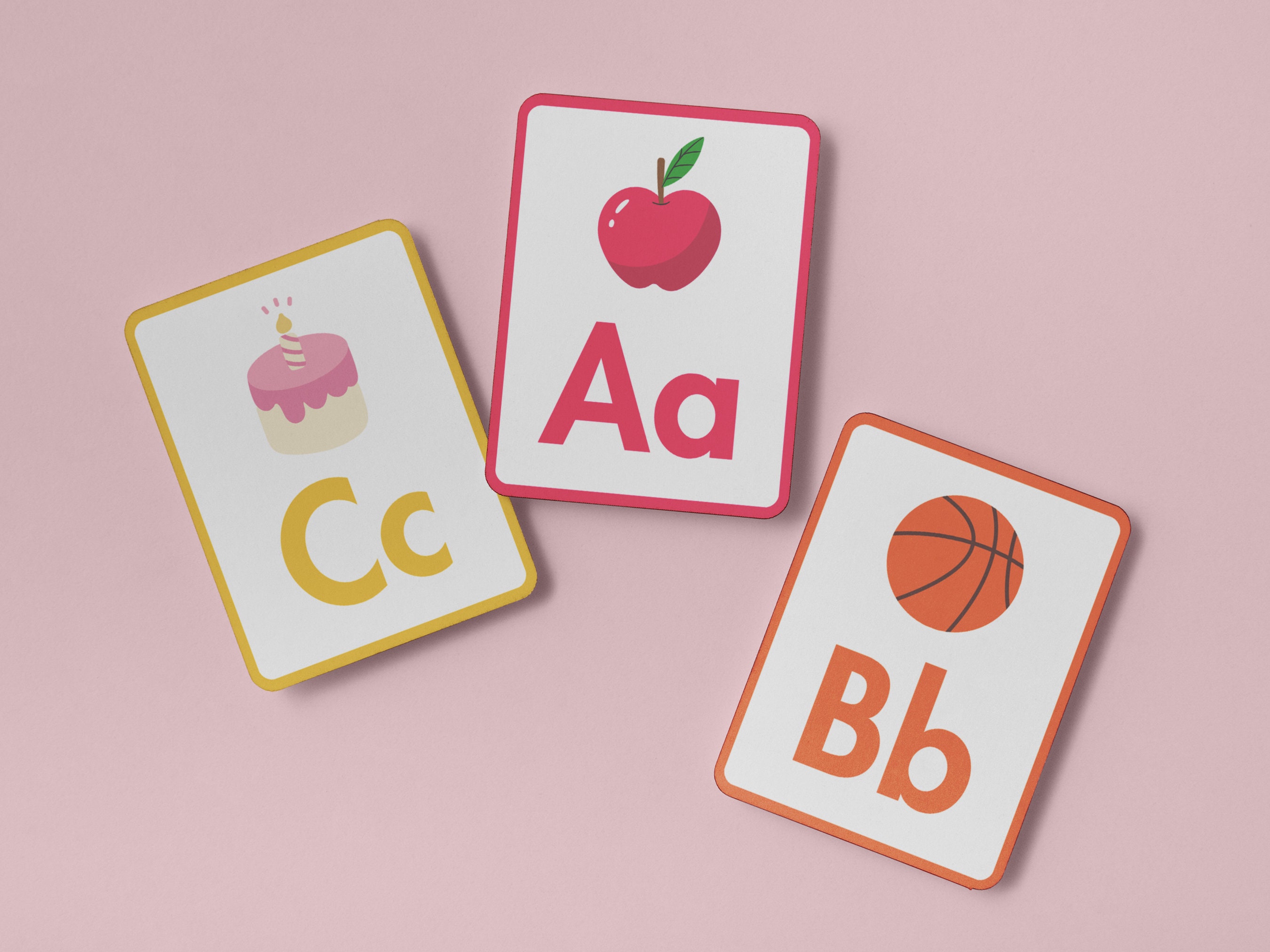 Printable Kids Educational Flashcards, Alphabet Preschool Flash Card ...