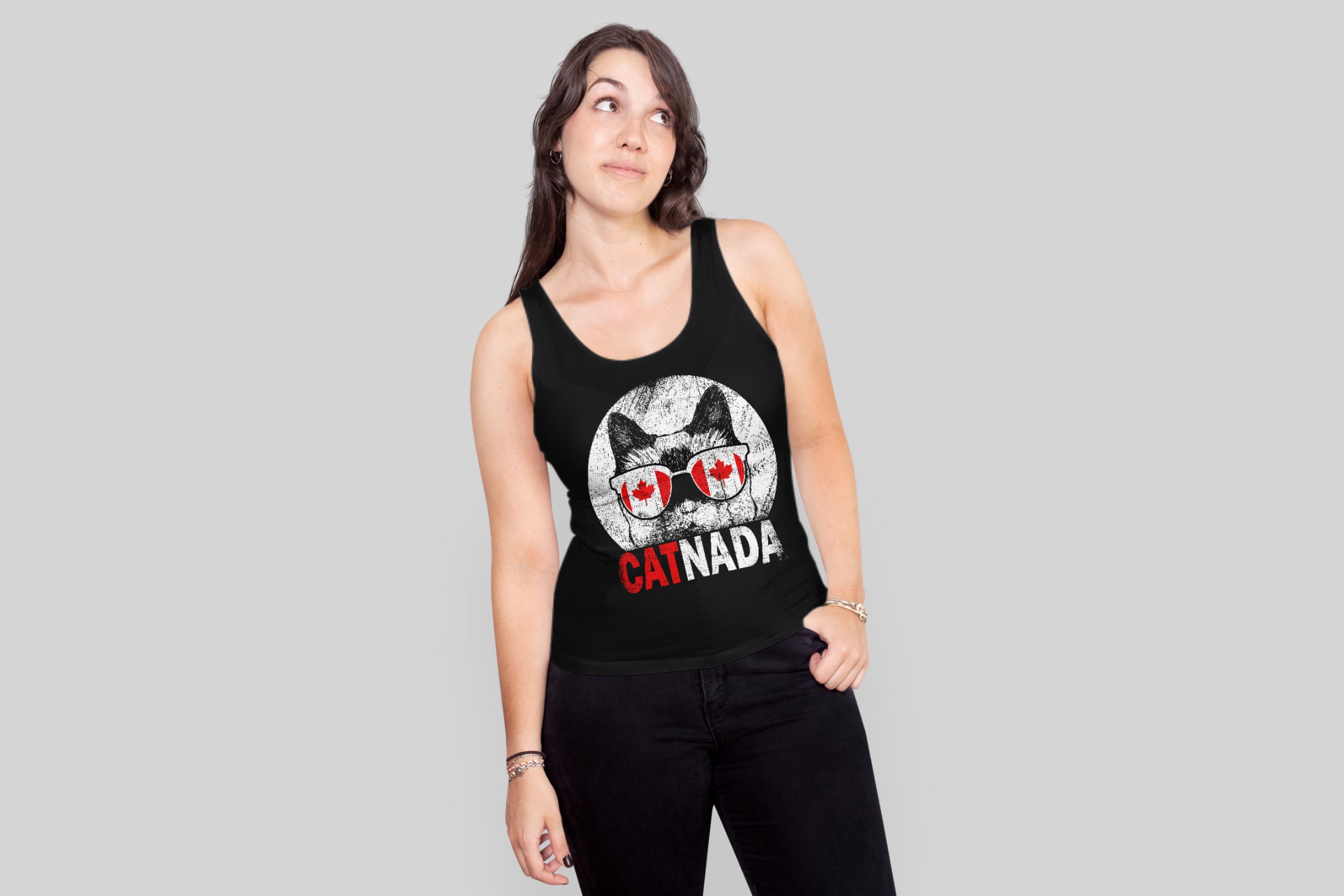 Catnada-canada PNG Funny Canadian Cat Sunglasses Png - Etsy