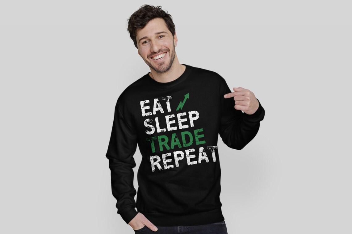 Eat Sleep Trade Repeat PNG Stock Trading Fan PNG Stock Market | Etsy