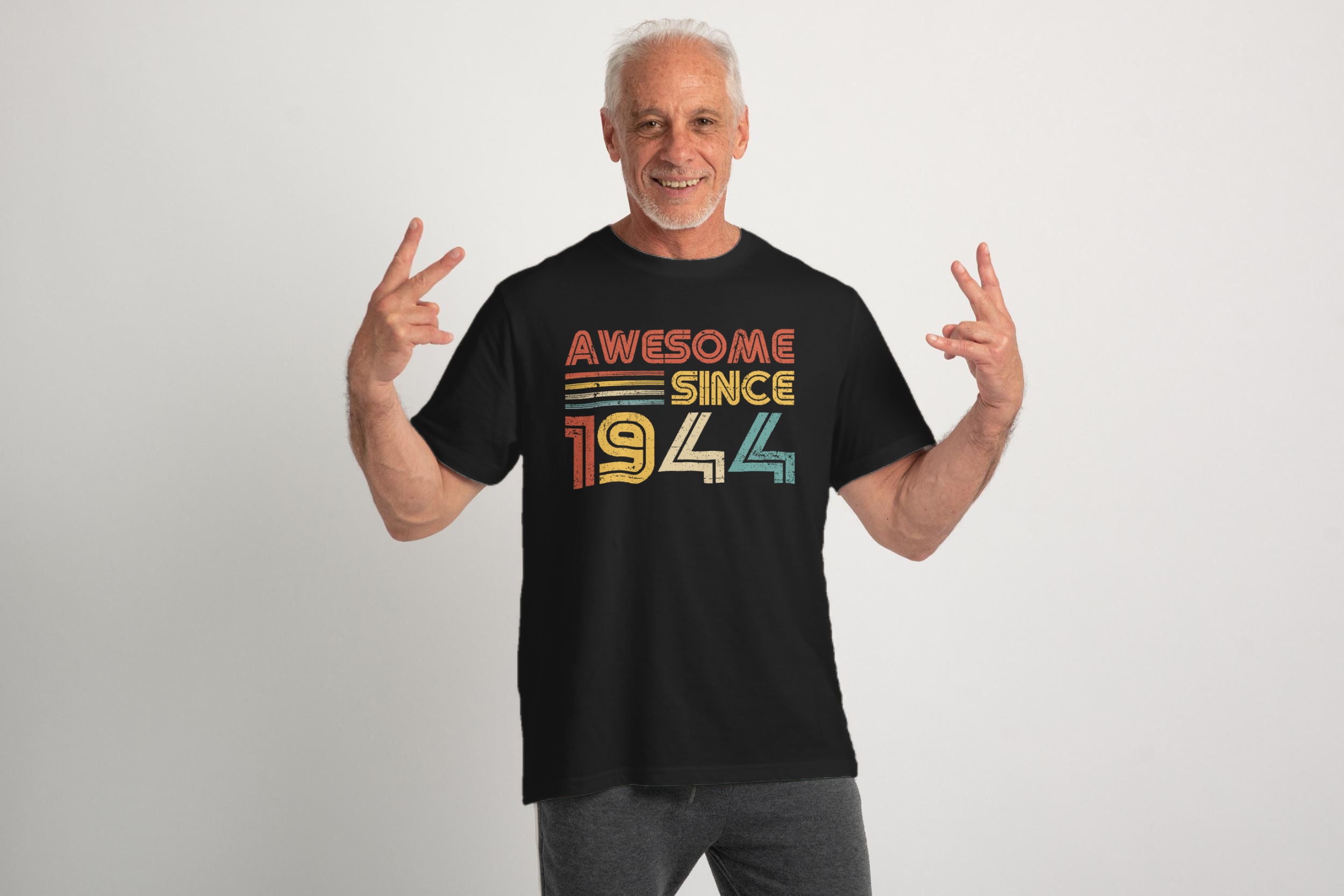 Vintage 1944 T-shirt Design Bundle Set of 5 PNG Files - Etsy