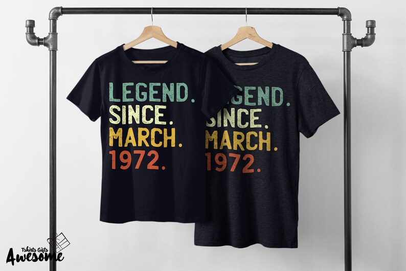 Legend Since Custom Month and Year PNG Birthday Gift PNG Retro - Etsy