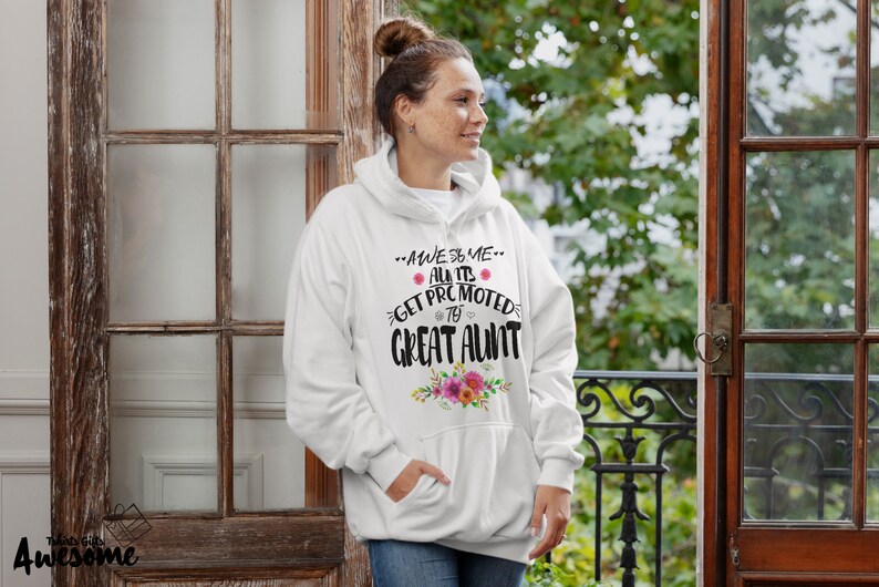 Awesome Aunts Get Promoted to Great Aunt PNG Gifts for Aunt - Etsy
