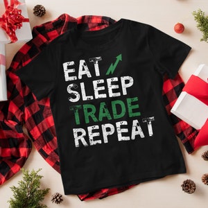 Eat Sleep Trade Repeat PNG Stock Trading Fan PNG Stock Market - Etsy