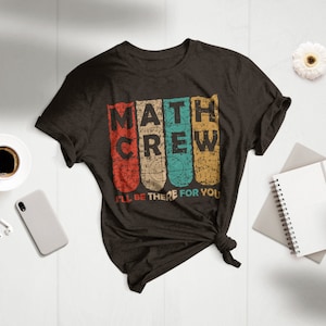 Retro Vintage Math Crew PNG, Math Teacher PNG, Math Coach PNG ,digital ...