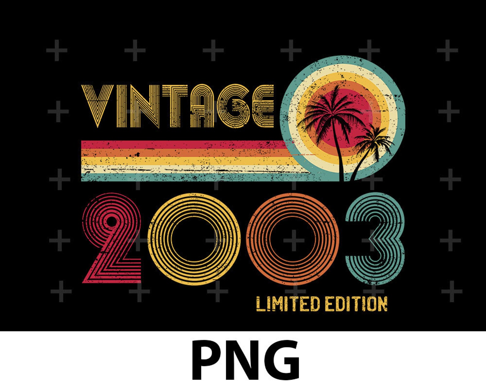 Vintage 2003 PNG 20th Birthday PNG 20 Year Old PNG 2003 Retro - Etsy