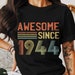 Awesome Since Custom Year PNG Any Age Birthday Png Retro Style, Gift ...