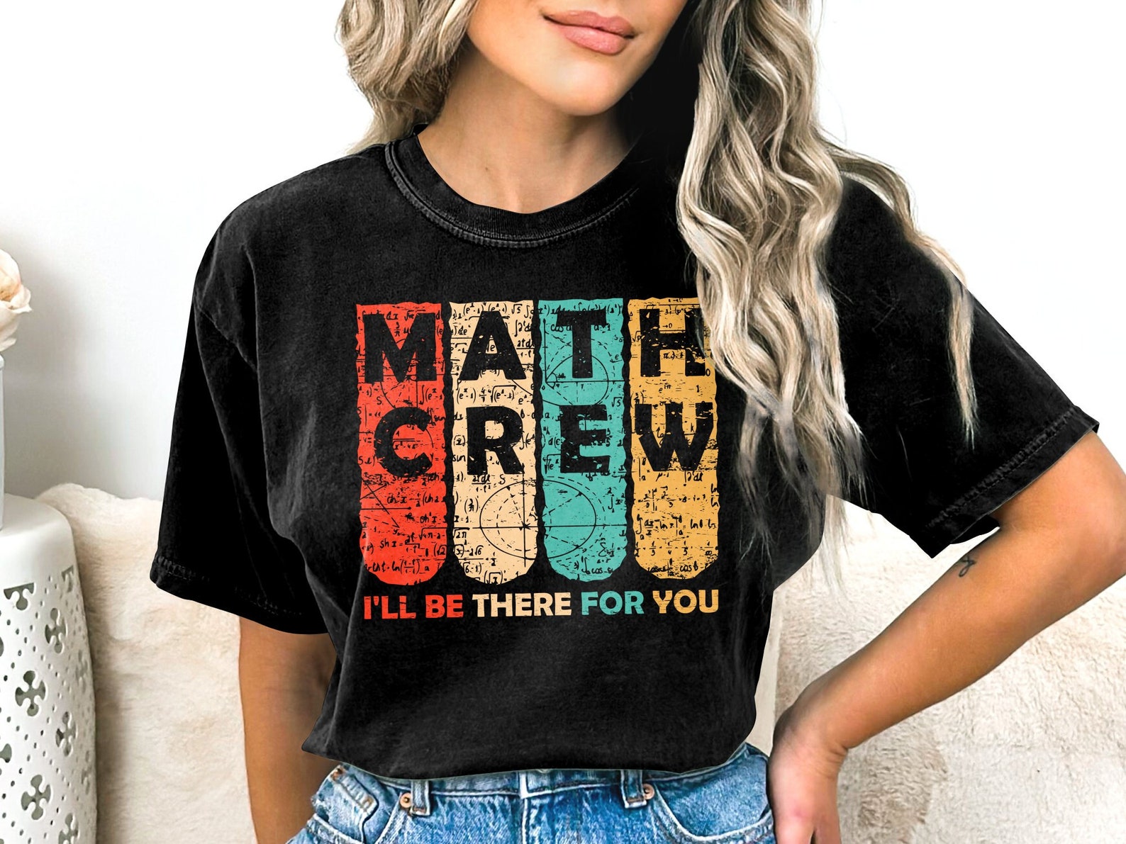 Retro Vintage Math Crew PNG, Math Teacher PNG, Math Coach PNG ,digital ...