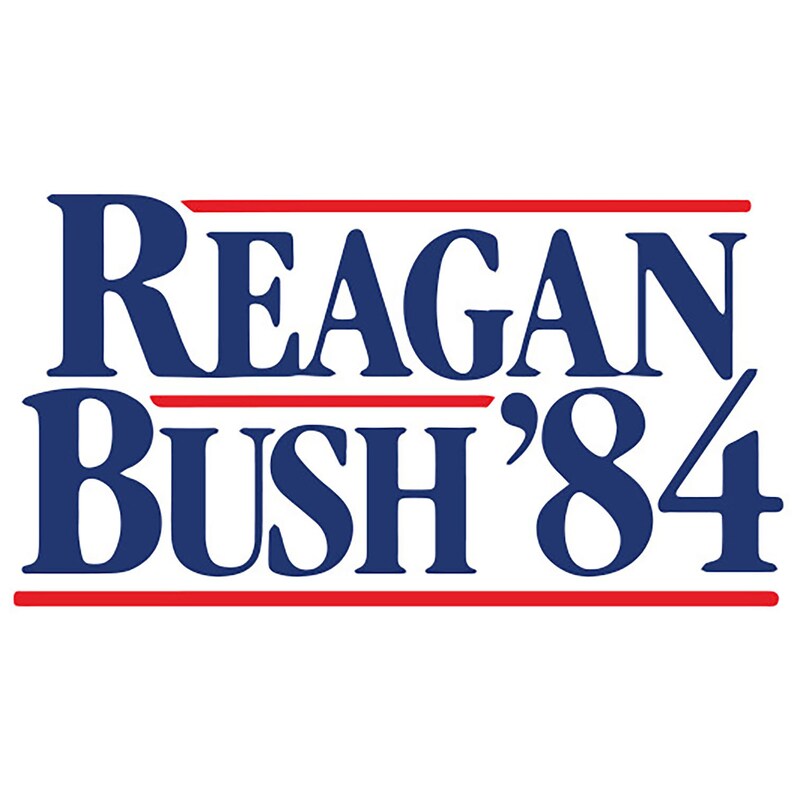 Reagan Bush '84 Presidential Campaign Logo - Etsy