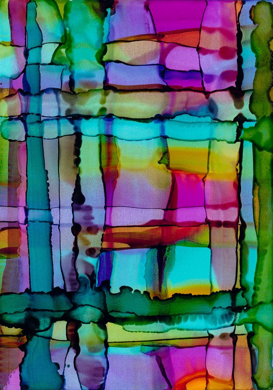 Abstract Art Note Cards - Etsy