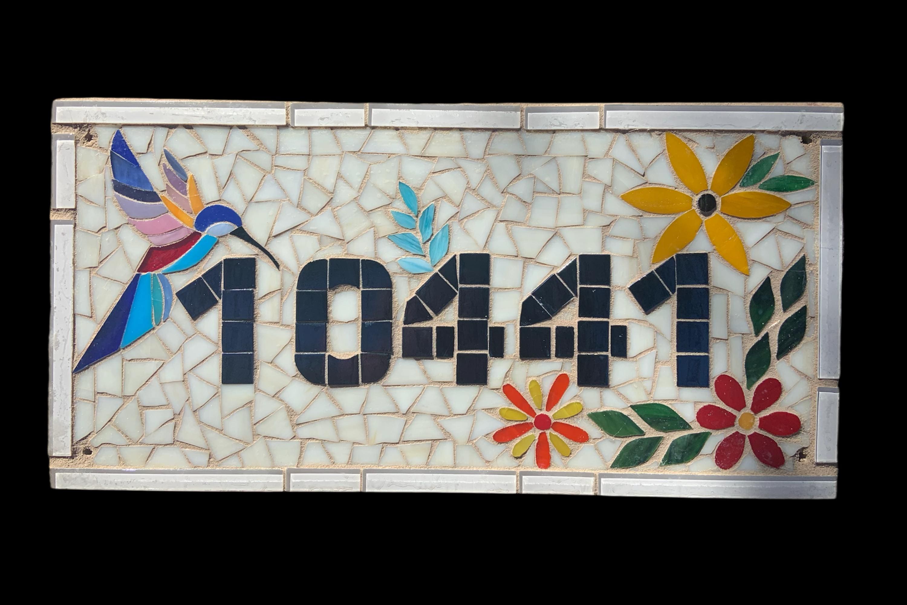 Custom Mosaic Address Sign - Etsy