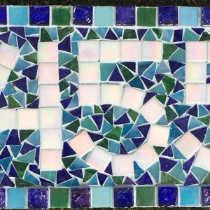 Custom Made Mosaic Address Sign. - Etsy