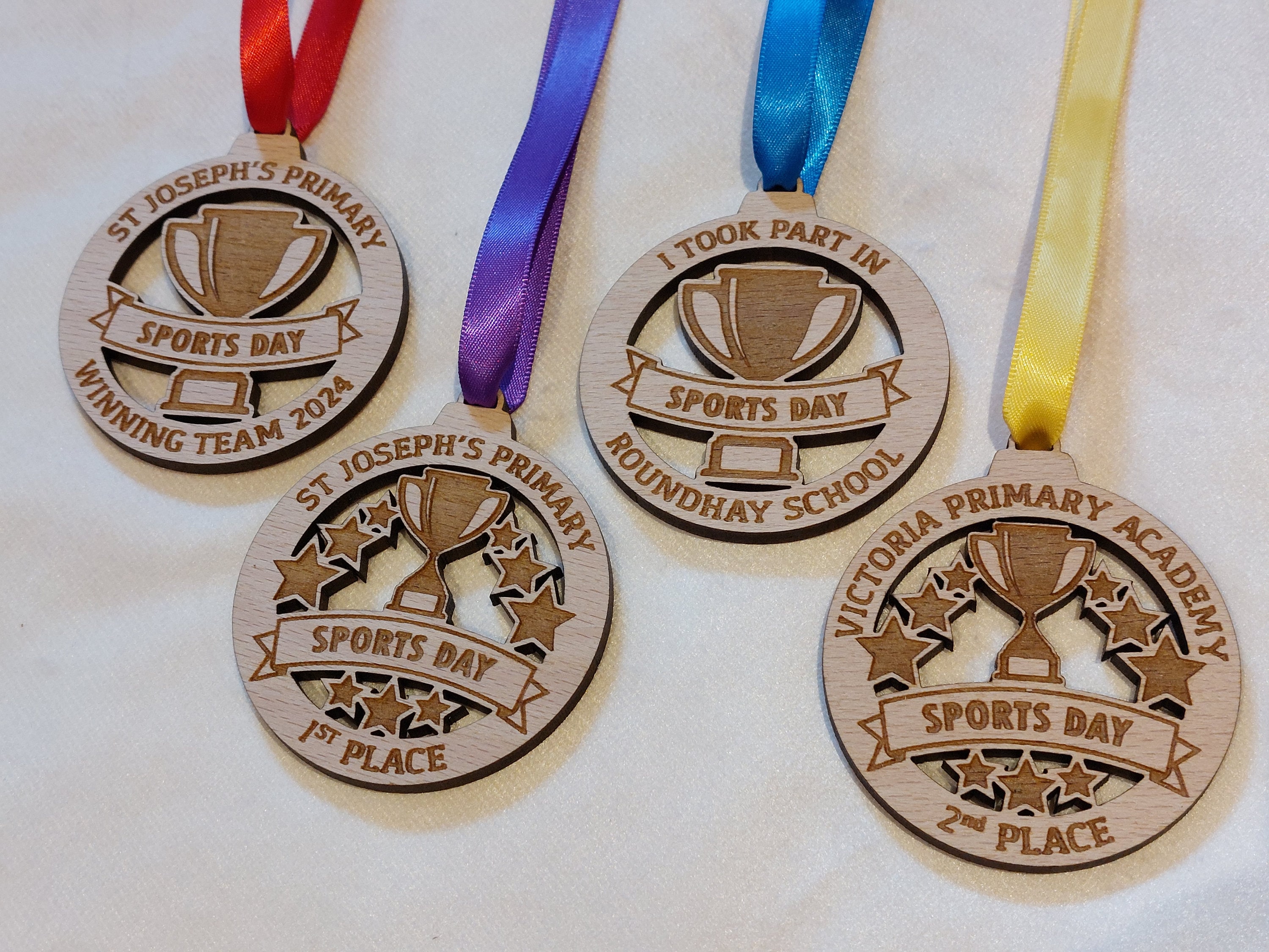 Personalised School Sports Day Medal | Award - Etsy UK