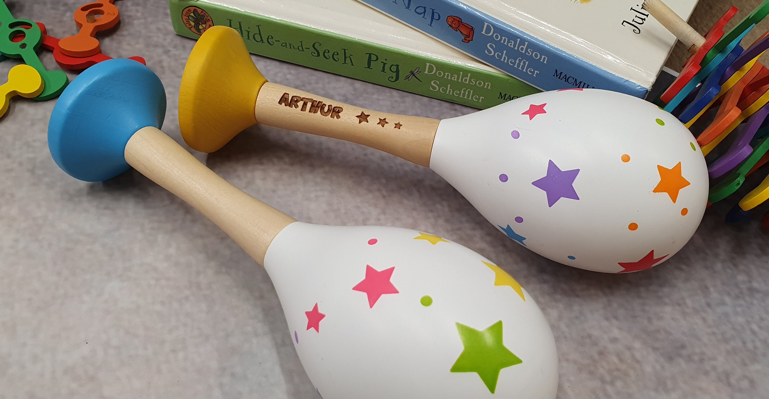 Personalised Children's Maraca | Etsy