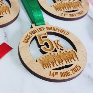 Personalised Running Medal Award | Race for Life | 10k | 5k | Marathon ...