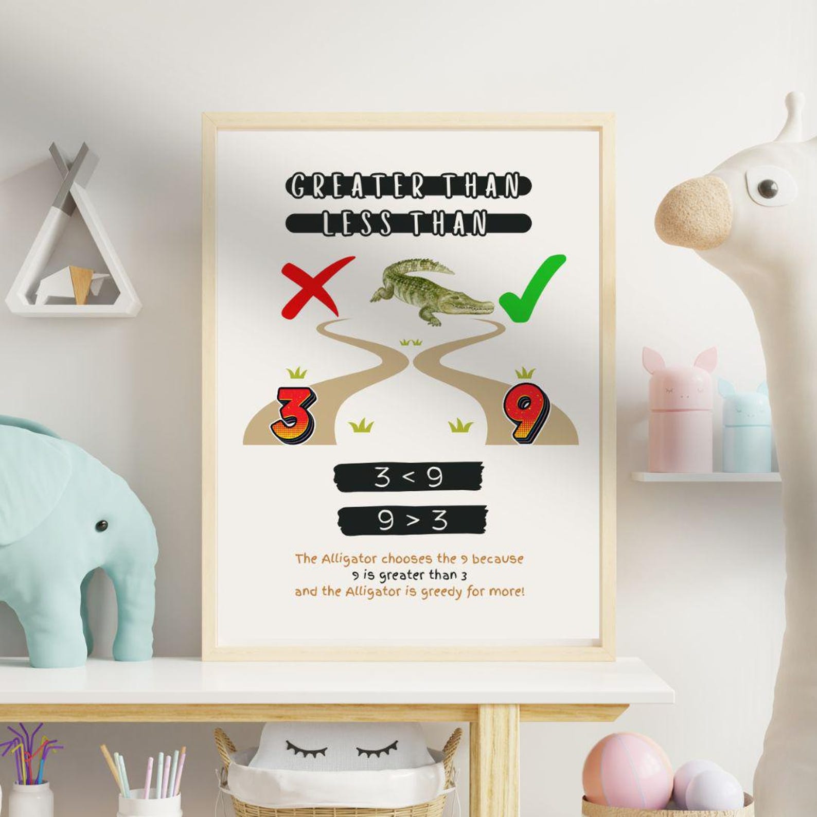 Set of 20 Math Wall Art for Kids | Math Poster for Classroom Education ...