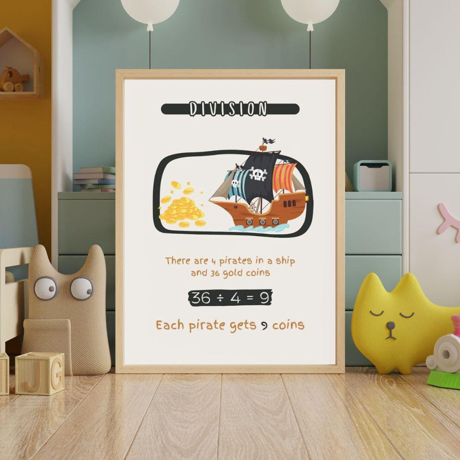 Set of 20 Math Wall Art for Kids | Math Poster for Classroom Education ...