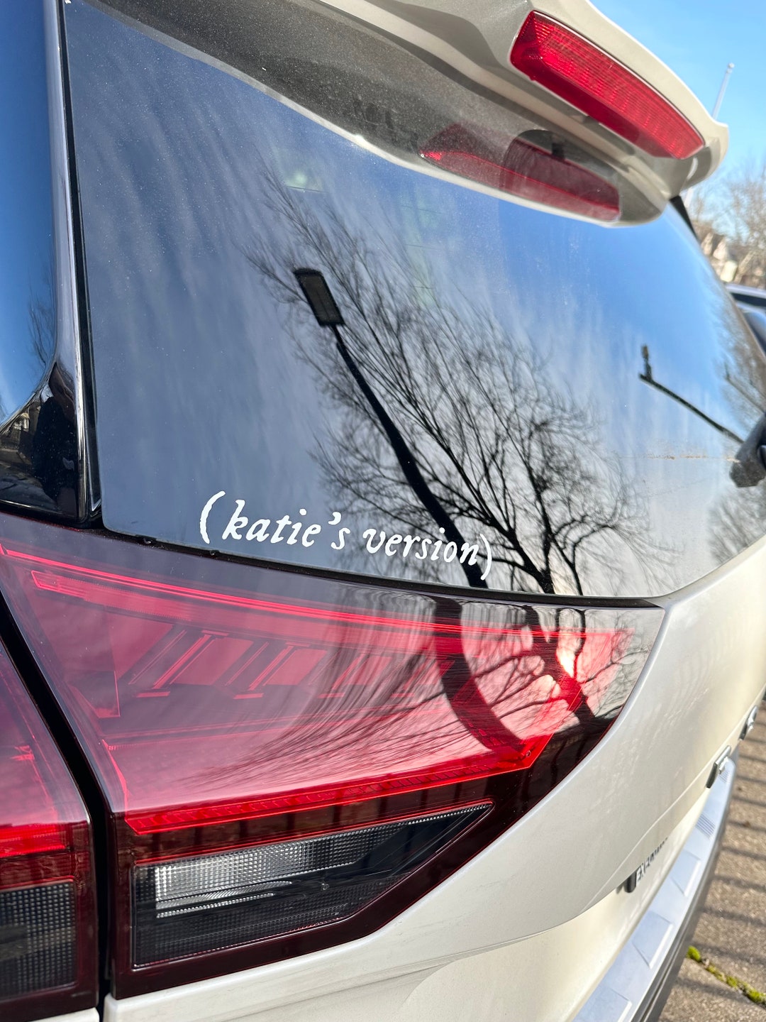 My Version Car Decal, Car Decal, Taylor Car Decal, My Version, Decal ...