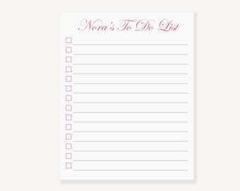 Modern to Do List Notepad Desk Planner With Checkboxes Productivity ...