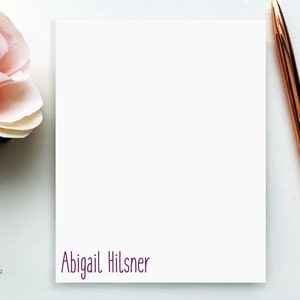 Personalized Notepad With Name Custom Notepad Custom - Etsy