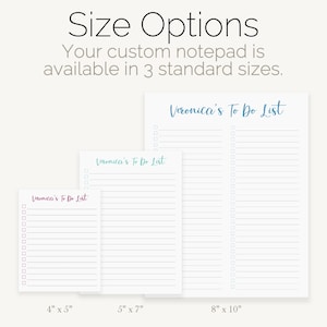 Personalized to Do List Notepad | Desk Planner With Checkboxes | Custom ...