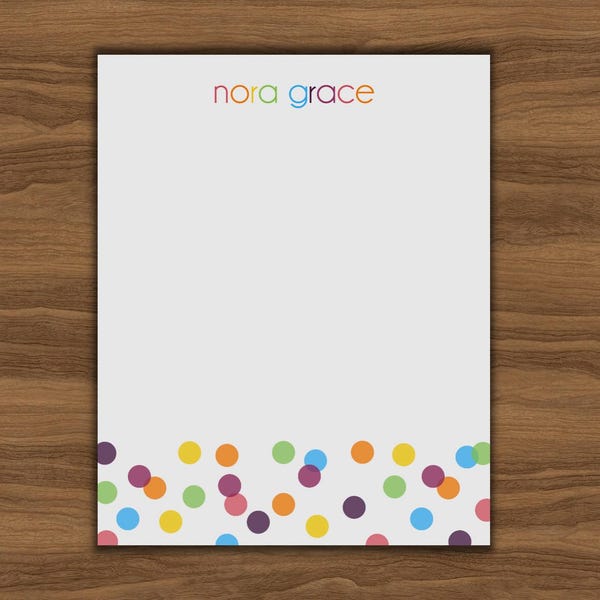 Rainbow Stationary - Etsy