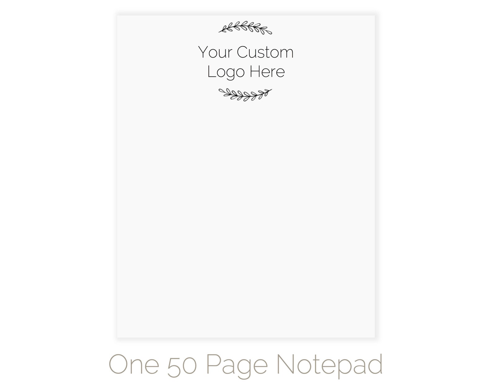 Custom Logo Notepads for Your Business Your Personalized - Etsy