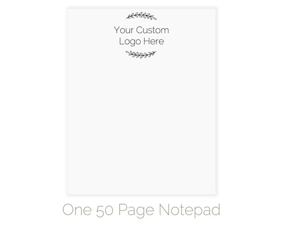 Custom Logo Notepads for Your Business Your Personalized - Etsy Canada