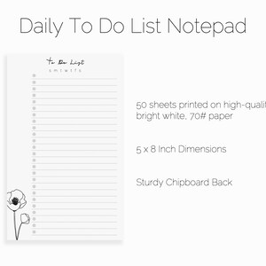 Summer Poppy to Do List Notepad | Magnetic Notepad | Daily Tasks ...