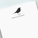 Personalized Bird Notepad With Name Custom Bird Notepad Gift - Etsy