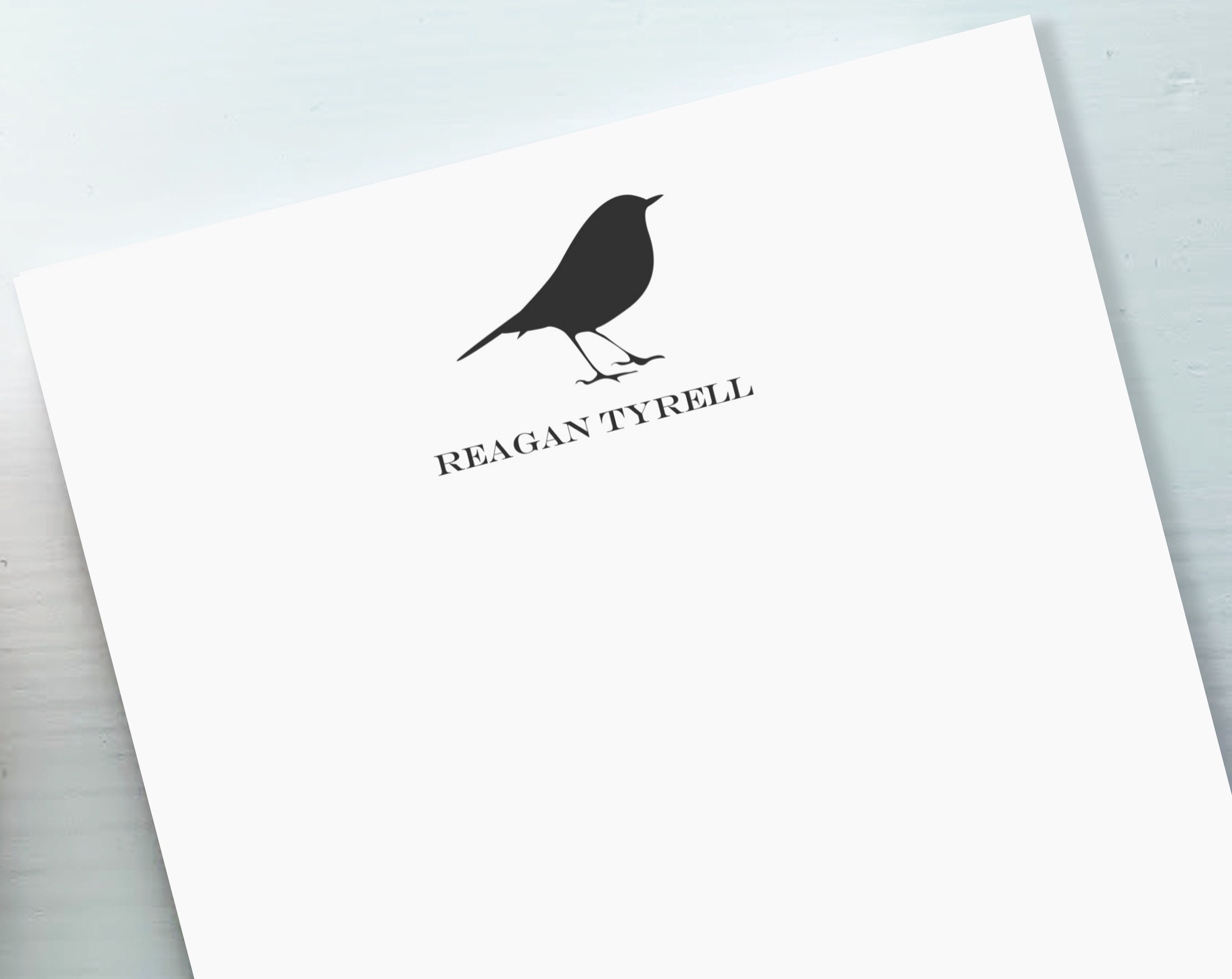 Personalized Bird Notepad With Name Custom Bird Notepad Gift - Etsy