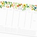 Floral Weekly Planner Notepad Notepad Planner Large Weekly - Etsy