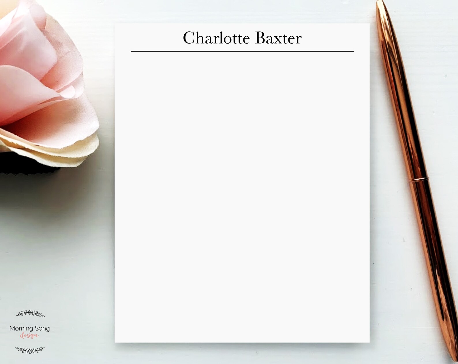 Professional Custom Notepad | Personalized Name Notepad | Boss Gift ...