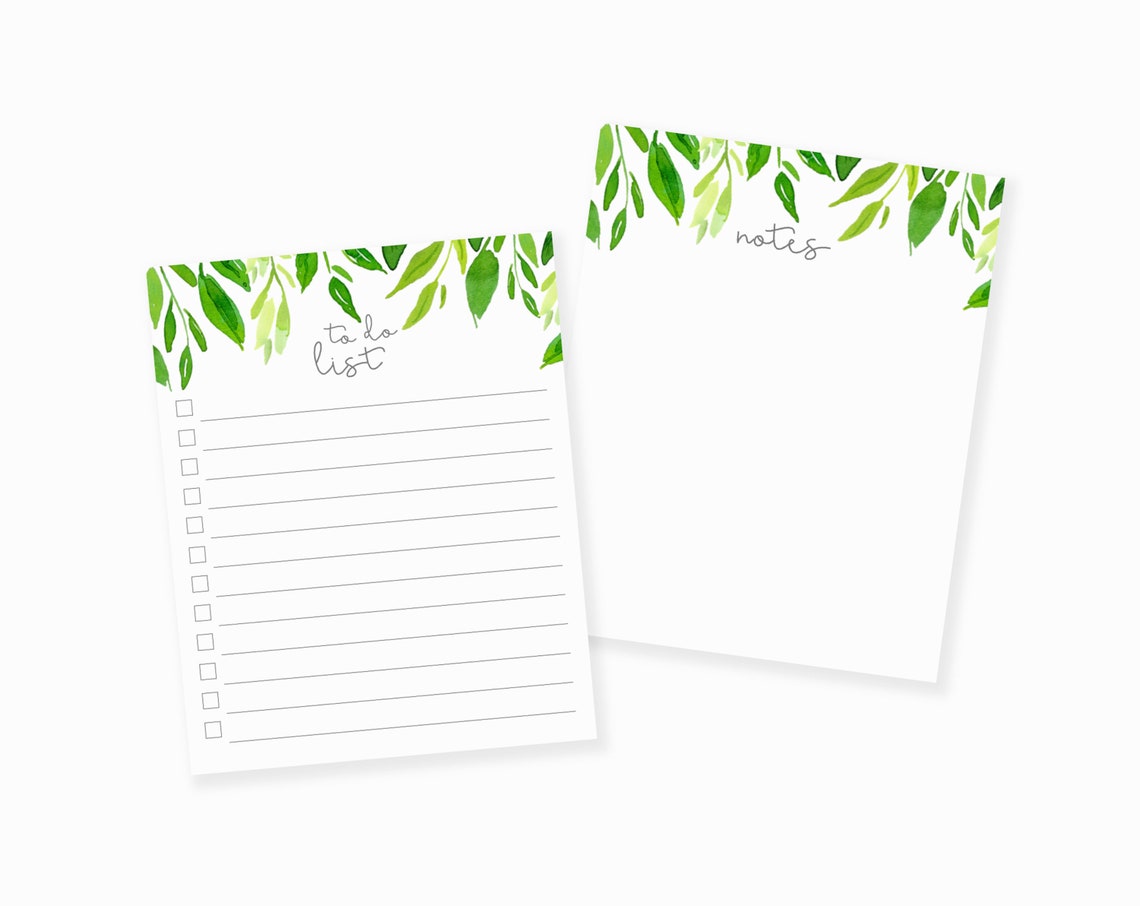 Weekly Planner Notepad Bundle Notepad Set With Weekly Plan - Etsy