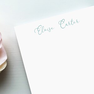 Personalized Cursive Name Notepad Custom Script Name Notepad - Etsy